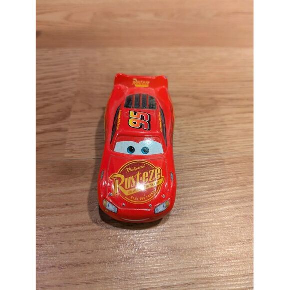 Disney | Toys | Disney Pixar Cars Rusteze Lightning Mcqueen 95 Diecast ...